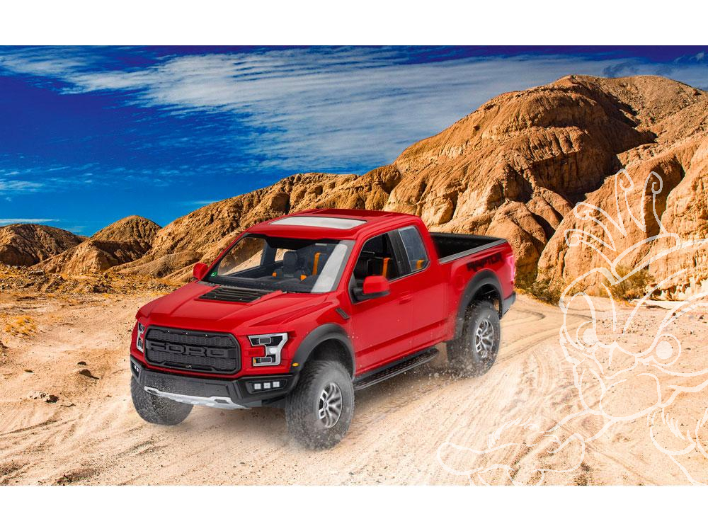 REVELL maquette enfant 07048 Ford F-150 Raptor Easy-click 1/25 - Oupsmodel