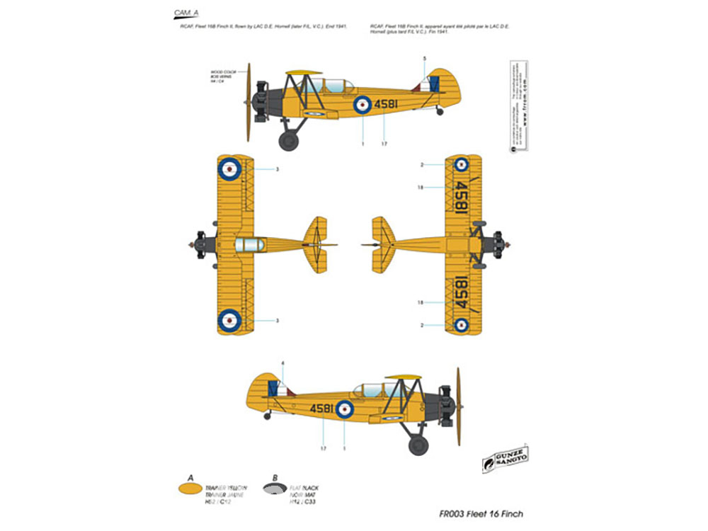 Frrom maquettes avions 0003 Fleet 16 Finch 1/72 - Oupsmodel