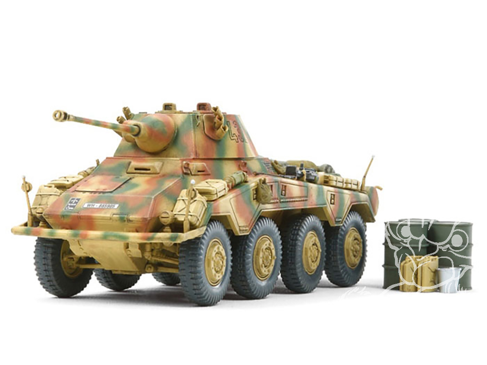 TAMIYA maquette militaire 37010 Sd.Kfz.234/2 Puma 1/48 - Oupsmodel
