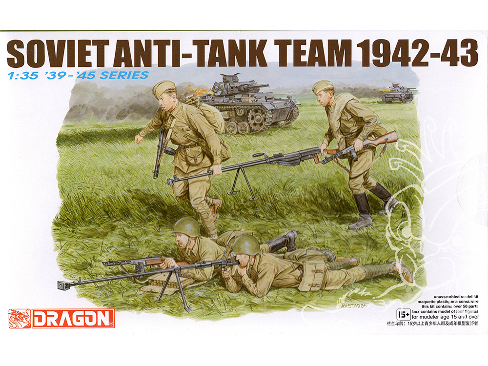 Dragon maquette militaire 6049 Escouade anti char Russe 1/35,
