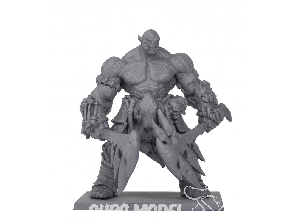 Yedharo Models figurine résine 0798 Champion orc sauvage V2 Echelle ...