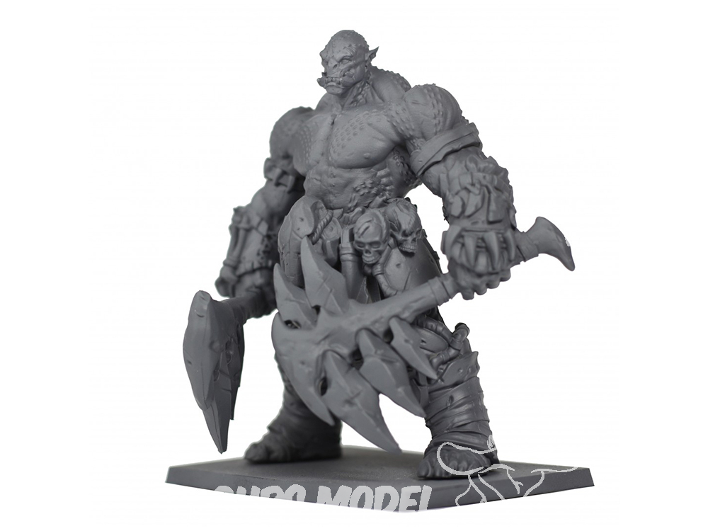 Yedharo Models figurine résine 0798 Champion orc sauvage V2 Echelle ...