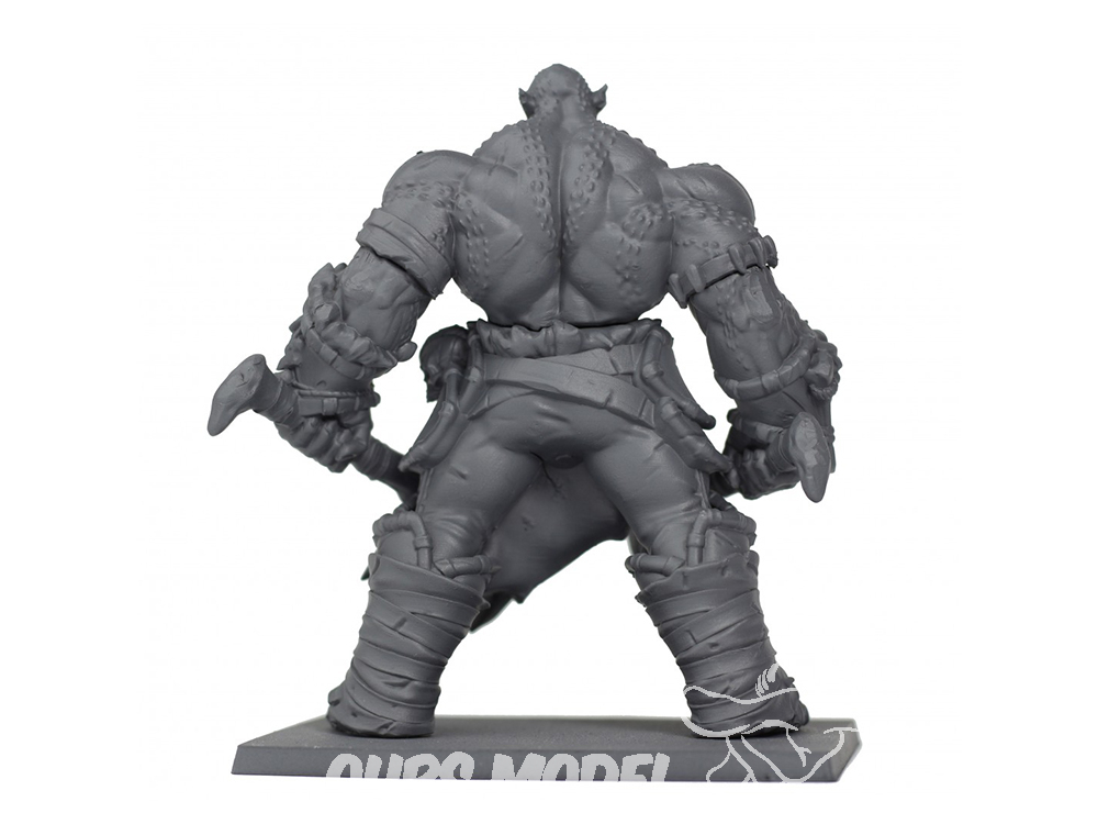 Yedharo Models figurine résine 0798 Champion orc sauvage V2 Echelle ...
