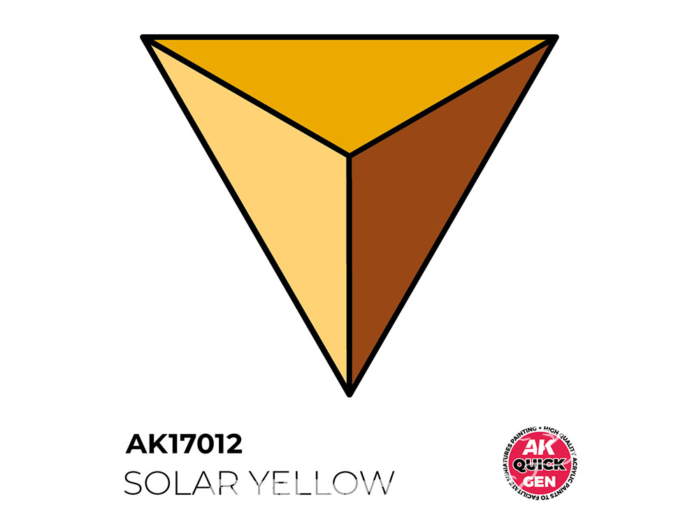 Ak interactive peinture acrylique 3G AK17012 JAUNE SOLAIREQUICK GEN ...