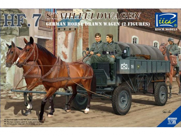 Riich Models maquette militaire RV35043 CHARETTE ARMEE ALLEMANDE TYPE ...